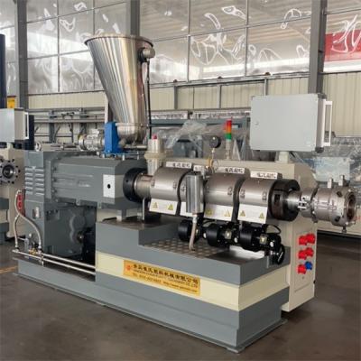 China High Output Double Screw Plastic Extruder Machine Manufacturers for sale