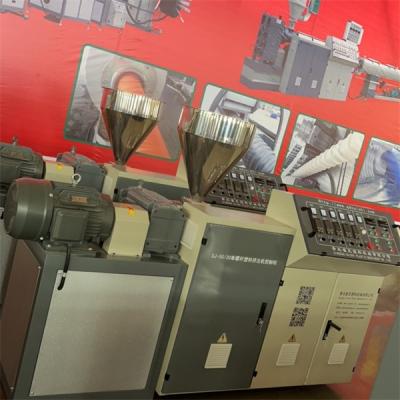 China HDPE PP LDPE Corrugated Pipe Extrusion Line with Sj75/30 Single Screw Extruder at 0.6-3m/min Speed Of Line for sale
