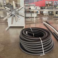 China Automatic HDPE PP Flexible Corrugated Tube Extruder Plastic Single Wall Pipe Making Machine Plant for sale