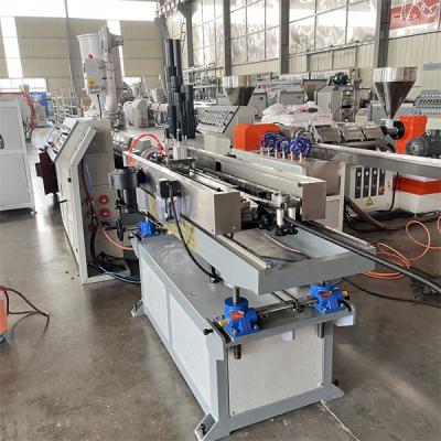 China Single Screw Extruder Single Wall Corrugated Production Line With Omron Instrument Control for sale