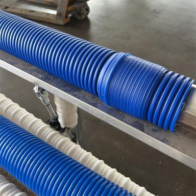 China Single Screw Extruder Double Wall Corrugated Pipe Machine For Industrial Pipe Manufacturing for sale