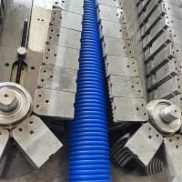 China 40mm Od Double Wall Corrugated Pipe Production Line with Single Screw Extruder for sale