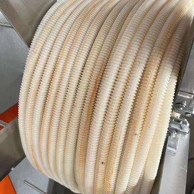 China 3 Cooling Zones Single Wall Corrugated Pipe Machine with 5 Heating Zones and PLC Control System for sale