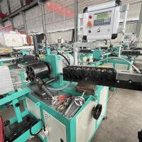China Semi Automatic Two Wave Galvanized Steel Corrugated Duct Manufacturing Machine Production Line for sale