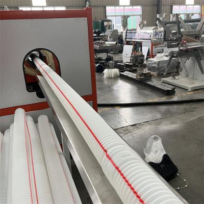 China Industrial Plastic HDPE Double Wall Corrugated Pipe Extrusion Line for Drainage Water Supply and Underground Pipe Systems for sale