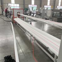 China Pipe Od 90mm Double Wall Corrugated Pipe Making Machine with Fast Production Speed for sale