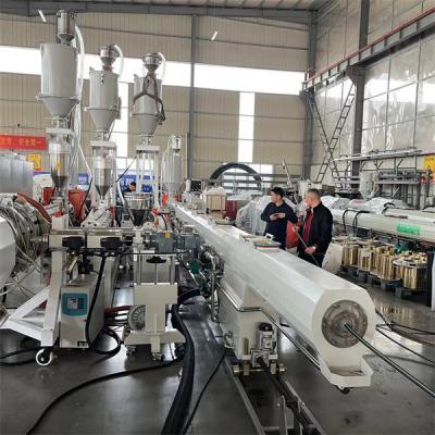 China Double Triple Three Layer PPR HDPE LDPE PE Hot Cold Water Energy Gas Pipe Tube Extrusion for sale