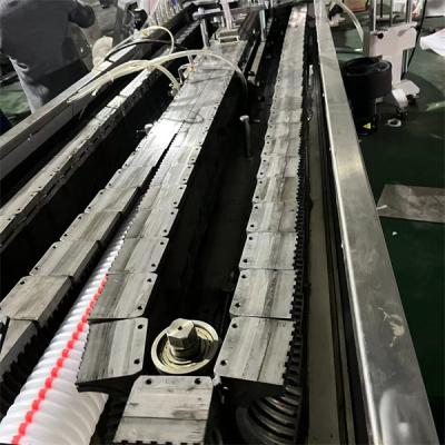 China Automatic Plastic HDPE Double Wall Corrugated Pipe Extrusion Making Production Line Machine with PLC Control for sale