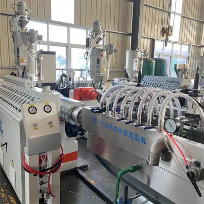 China Water Cooling Fan Cooling HDPE Double Wall Corrugated Pipe Machine for Diameter Range 50-160mm for sale