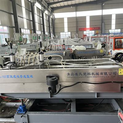 China Single Screw Extruder Type Double Wall Corrugated Pipe Forming Machine For HDPE Pipe Production for sale