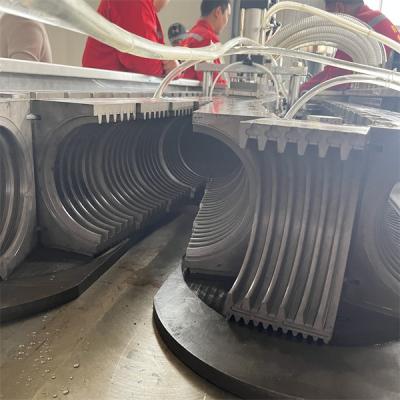 China Single Screw Extruder Double Wall Corrugated Pipe Making Machine for PP HDPE in Customer Requiremen for sale