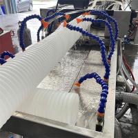 China High Speed Plastic Double Wall Corrugated Pipe Manufacturing Machine for Sewer and Cable Protection for sale
