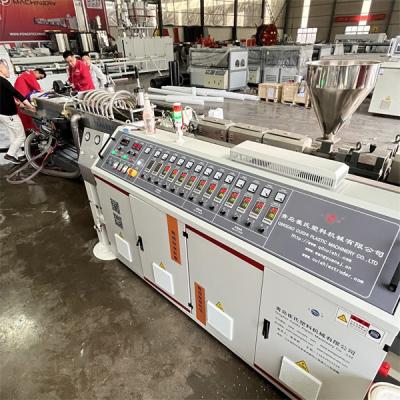 China Plastic HDPE/PE Double Wall Corrugated Drainage & Sewer Pipe/Tube (extruder, corrugator, haul off, cutting) Extrusion Making Production Line Machine for sale