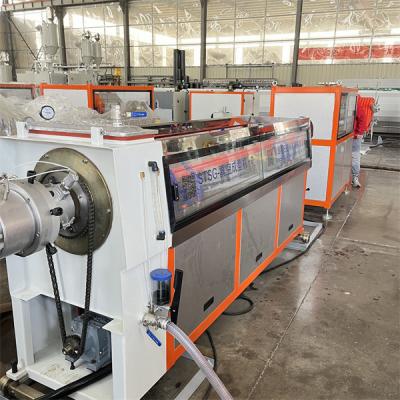 China Top- Spiral Pipe Extrusion Line for Pe Pipe Single-wall Pipe Id 50-200mm for sale
