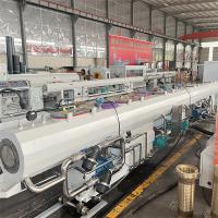 China Dual Layer HDPE Silicon Core Pipe Making Machine COD Telecom Duct Bundle Pipe Extrusion Line for sale
