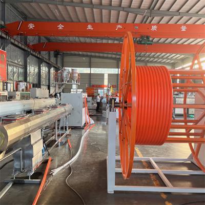 China Industrial HDPE COD Silicon Core Pipe Cluster Extrusion Line Fiber Optic Cable Protection Duct Machine for sale