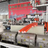 China Automatic HDPE COD Silicon Core Multi Duct Pipe Extrusion Line for Underground Fiber Optic Cable Protection for sale
