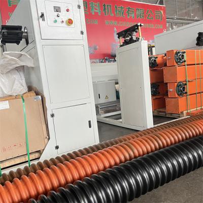 China Eco-Friendly PE Carbon Spiral Pipe Production Line Energy Saving Corrugated Pipe Machine for sale