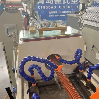 China Water Cooling PE Spiral Pipe Extruder For PE Pipe Production Line for sale