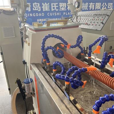China PE PP Spiral Pipe Extrusion Line with Forming Machine STSG—200 Water Cooling Method for sale