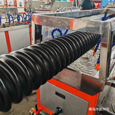 China PE PP Spiral Pipe Extrusion Line Water Cooling Way STSG—200 Forming Machine for sale
