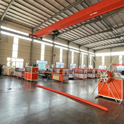 China Single Screw Plastic Extrusion Machinery Electric Power HDPE PE Extrusion Production Line for sale