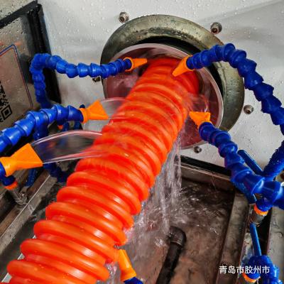 China Advanced Spiral Pipe Extrusion Line For Pe Pipe Winding Machine 100m/roll Pipe Id 50-200mm for sale