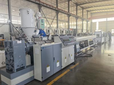 China Full-automatic PE Pipe Extrusion Line Made In Motor For Stable Production for sale