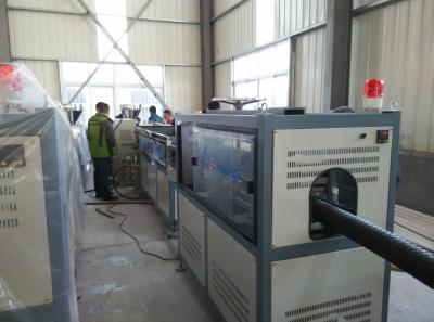 China 22 Rpm Screw Speed Corrugated Pipe Extrusion Line for Cable Protection 31kW Installed Power for sale