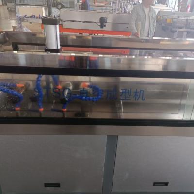 China Spiral Pipe Extrusion Line With Winding Machine 100m/roll Cooling Way Water Motor Power 37-55kw Durable Pipes for sale