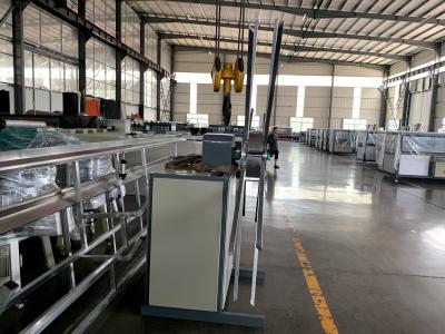 China Smooth Accurate Production Single Wall Corrugated Hose Making Machine Controlled by Omron for sale
