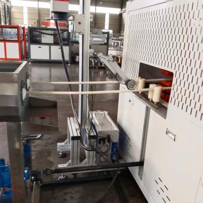 China Customized Twin Screw PVC Pipe Extruder Featuring Delta Inverter Motor Speed Controlling Ensuring Operation for sale