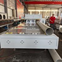China PVC Double Outlet Pipe Extrusion Machine for Water Supply and Sewer Pipe Production for sale