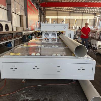 China PVC Double Outlet Pipe Extrusion Machine for Water Supply and Sewer Pipe Production for sale