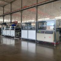 China Plastic HDPE Prestressed Spiral Pipe Extrusion Machine / Corrugated Duct Production Line for sale