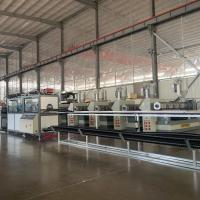 China Plastic HDPE Prestressed Spiral Pipe Extrusion Machine / Corrugated Duct Production Line for sale