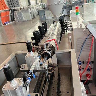 China Single Screw Extruder Corrugated Pipe Making Machine for HDPE Single Wall Corrugated Cable Duct Production Line for sale