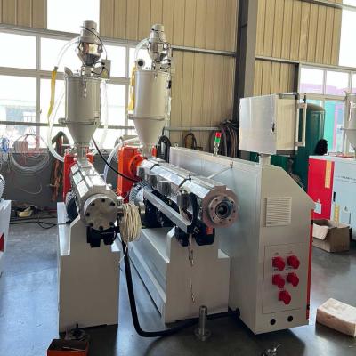 China Vacuum Forming PE Double Wall Corrugated Pipe Extrusion Line for Flexible Air Ducting Production for sale