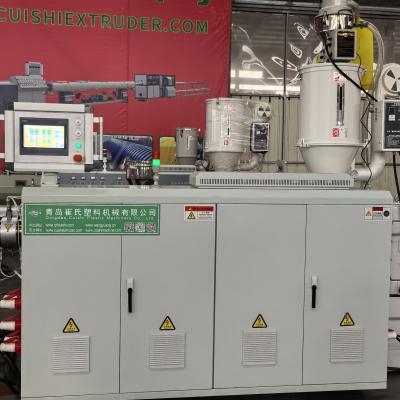 China HDPE Carbon Spiral Pipe Production Line / Plastic Corrugated Pipe Extruder Conduit Making Machine for sale