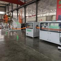 China Industrial PE Carbon Helical Pipe Making Machine Automatic Electrical Conduit Pipe Extrusion Line for sale