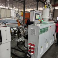 China Industrial PE Carbon Helical Pipe Making Machine Automatic Electrical Conduit Pipe Extrusion Line for sale