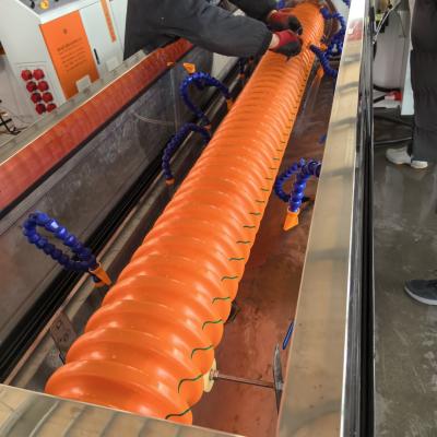 China Energy Saving Prestressed Plastic Spiral Pipe Production Line HDPE PPSP Pipe Making Machine Price for sale
