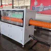 China Automatic HDPE Carbon Spiral Pipe Production Line / Plastic Pipe Extruder Making Machine for sale