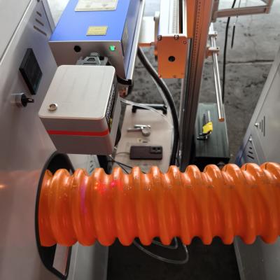 China High Speed Carbon Spiral Pipe Extrusion Machine / HDPE Corrugated Tube Production Line for sale