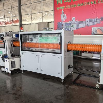 China High Performance PE Single Wall Spiral Pipe Manufacturing Machine for Low Tension Electric Cable Sleeving for sale