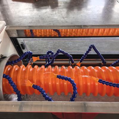 China Industrial PE HDPE Carbon Spiral Conduit Pipe Making Machine Single Screw Extruder Production Plant for sale