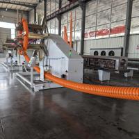 China High Efficiency PE Carbon Spiral Tube Extrusion Machine HDPE Corrugated Cable Conduit Pipe Production Making Line for sale