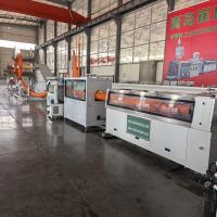 China High Efficiency PE HDPE Carbon Spiral Pipe Extrusion Line Plastic Carbon Corrugated Duct Hose Making Machine for sale