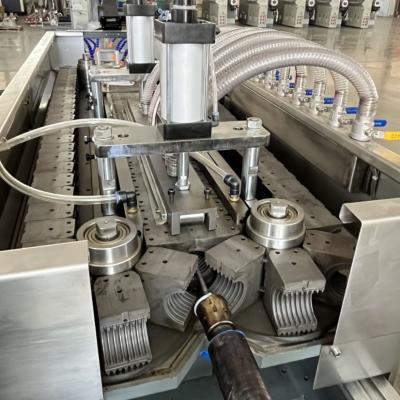 China PLC Controlled Single Wall Corrugated Pipe Extruder Machine for Cable Protection and Automotive Wire Harness for sale