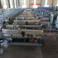 China High Speed PVC/HDPE/PP Single Wall Corrugated Pipe Making Machine for Electrical Conduit and Drainage System for sale